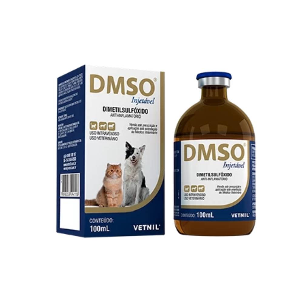 Anti-inflamatório DMSO Injetável Pet Vetnil 100ml Com o Melhor Preço do ...