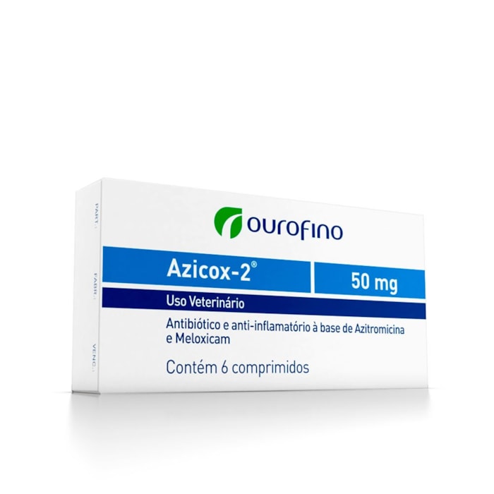 Azicox-2 Ourofino para Cães e Gatos 50mg Com o Melhor Preço do Mercado ...