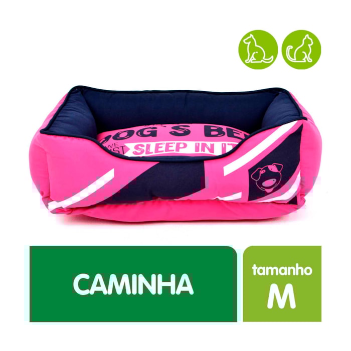 Cama Dogs Bed Pink Distripet para Cães