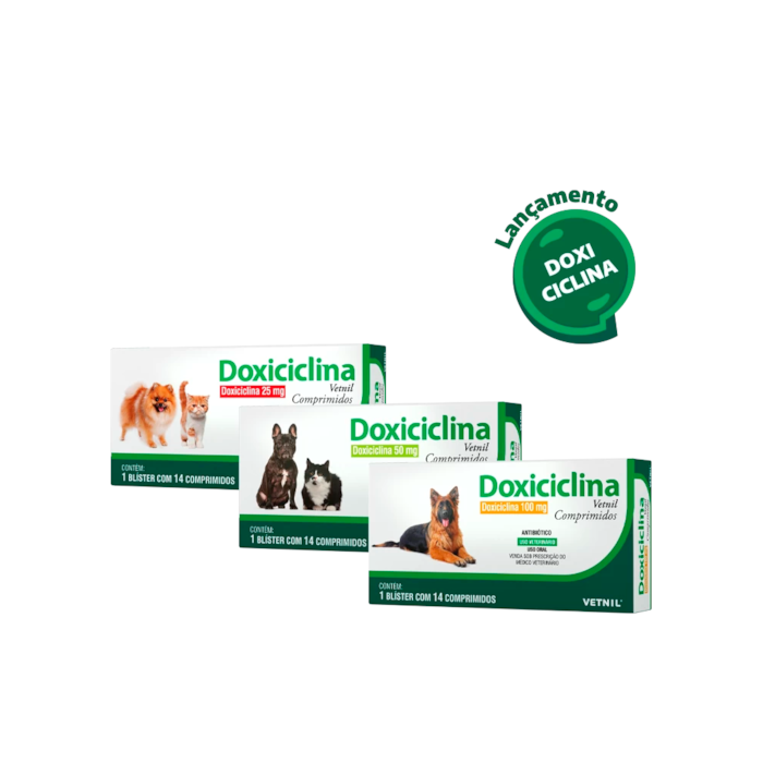 Doxiciclina Vetnil Comprimidos 100 mg 14 Comprimidos – Antibiótico de ...