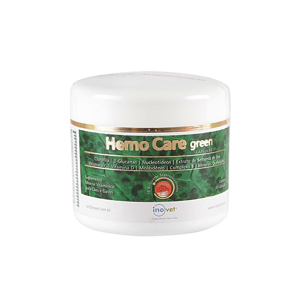 Hemo Care Inovet Green 30 Cápsulas
