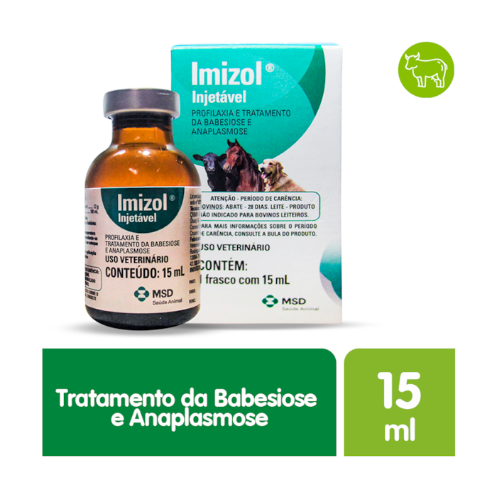 Imizol MSD Injetável 15ml Com o Melhor Preço do Mercado? Clique em Mim ...