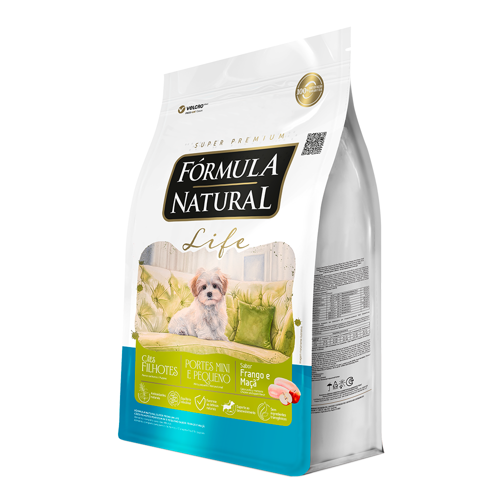 Ração Fórmula Natural Super Premium Life Cães Filhotes Portes Mini e ...