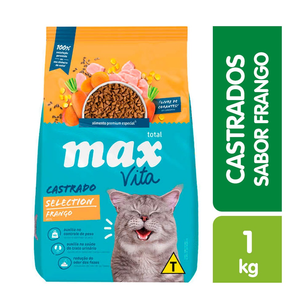 Ração Max Vita Castrado Selection Frango