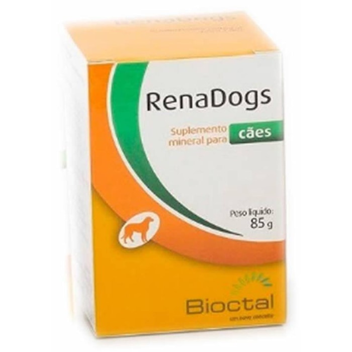 Suplemento Mineral RenaDogs para Cães Bioctal 85g