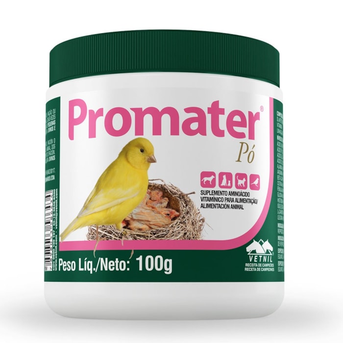 Suplemento Vitamínico Promater 100g Com o Melhor Preço do Mercado ...